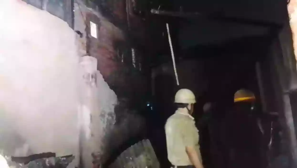 Loud explosion heard by residents triggering late night fire in 2 ...